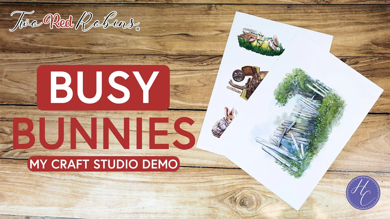 Busy Bunnies My Craft Studio Demo - Highlight Crafts